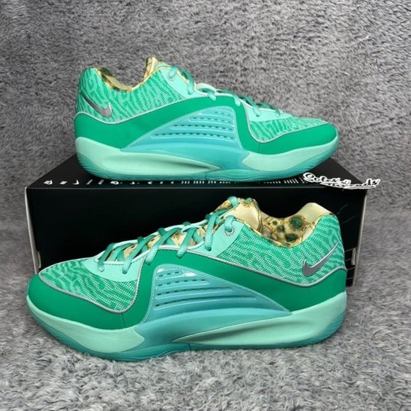 Nike | Shoes | Nike Kd 6 Wanda Sizes Men Basketball Mint Foam Emerald Silver | Poshmark